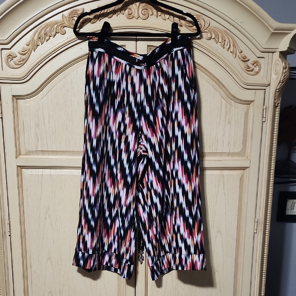 Pants & Jumpsuits | Colorful Patterned Wideleg Pants | Poshmark